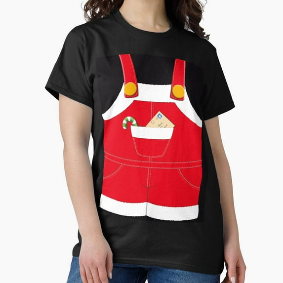 A Red St. Nick Claus Overalls With A Barley Sugar And A Lettre On A ...