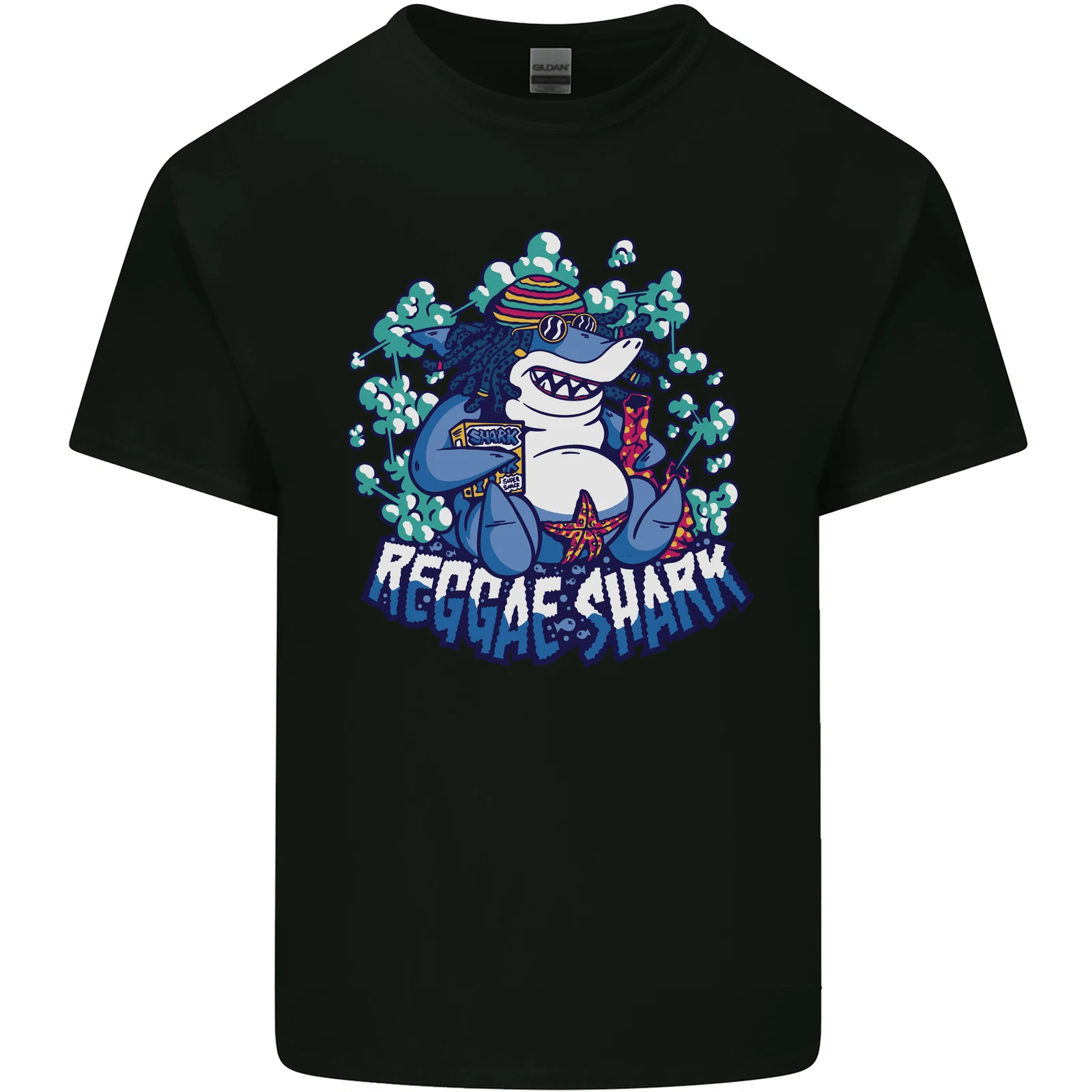 A Reggae Shark with a Funny and Music and Rasta and Roots and Fan ...