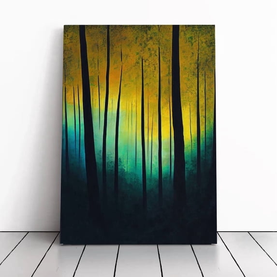 A Remarkable Forest Abstract Wall Art Print Art Home Decor Vintage Gift ...