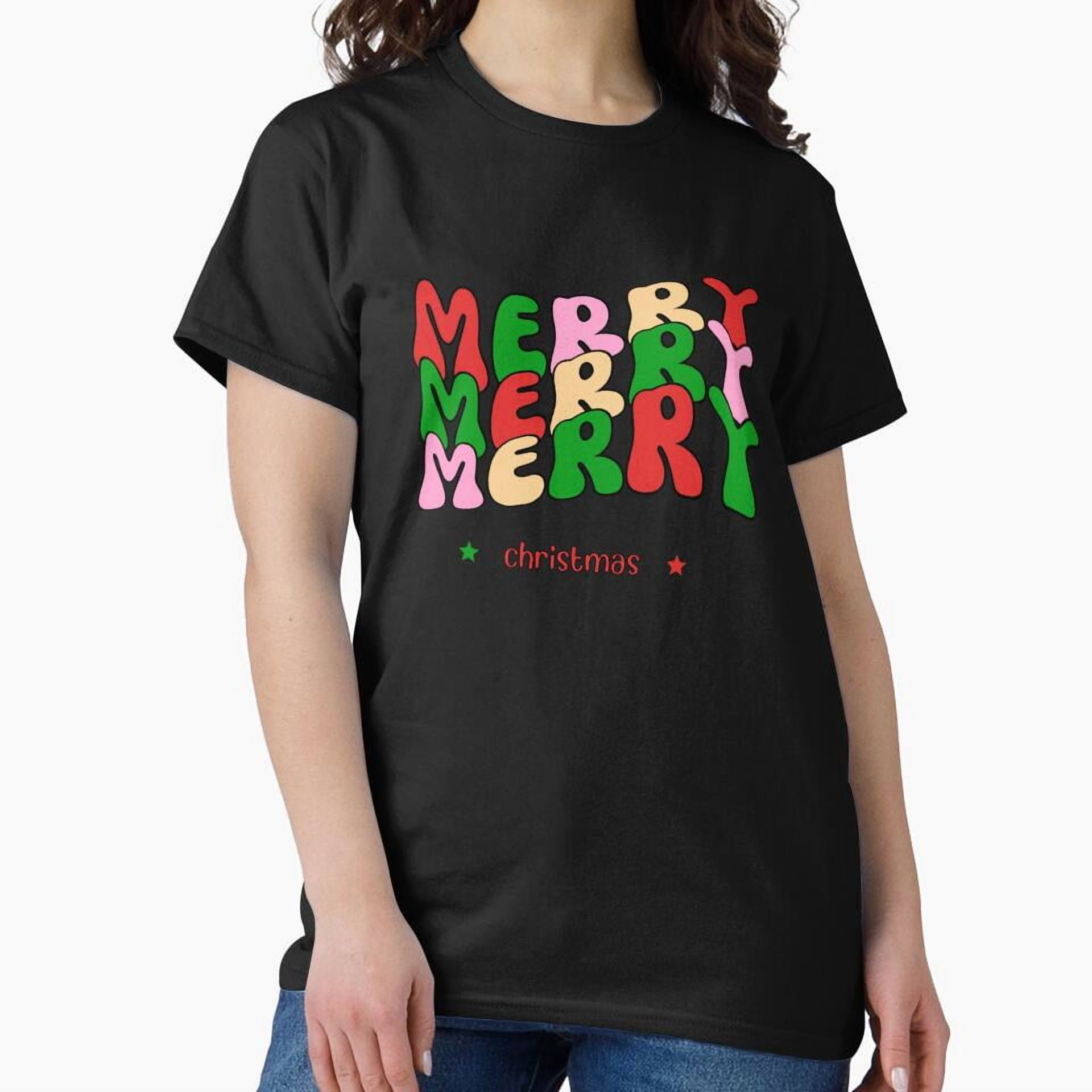 A Repetitive Merry Merry Merry Christmas Holiday Text Design - Perfect ...