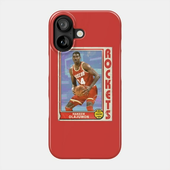 A Retro 90s Style Trading Card of a Basketball Legend for iPhone 11, 12 ...