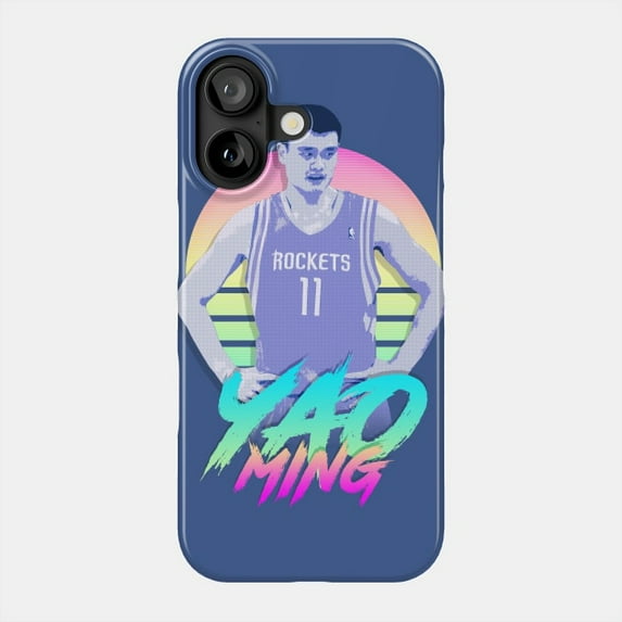 A Retro-Futuristic Aesthetic of a Basketball Legend for iPhone 11, 12 ...
