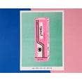 A Risograph Print Of A Package Of Batook Coffee Gum Print Poster ...
