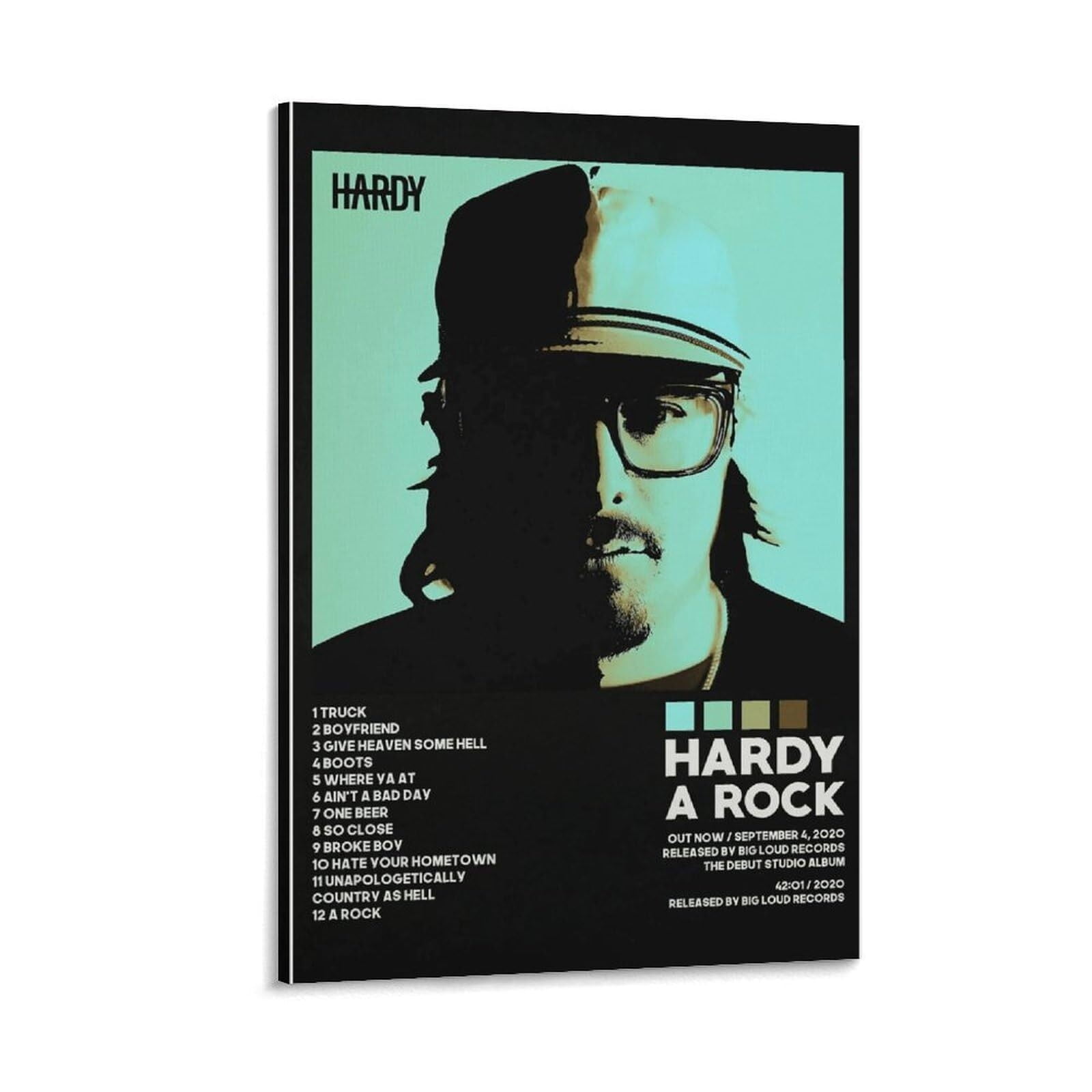 A Rock Hardy Album Cover Canvas Poster Print Music Posters for Room ...