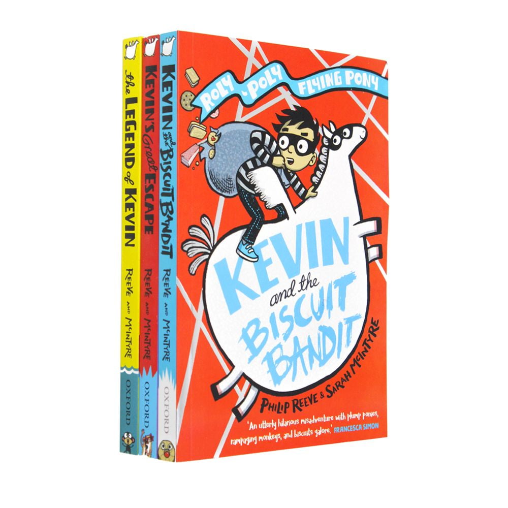 A Roly-Poly Flying Pony Adventure 3 Books Set ( Kevin and the Biscuit, Kevin's Great Escape, The ...