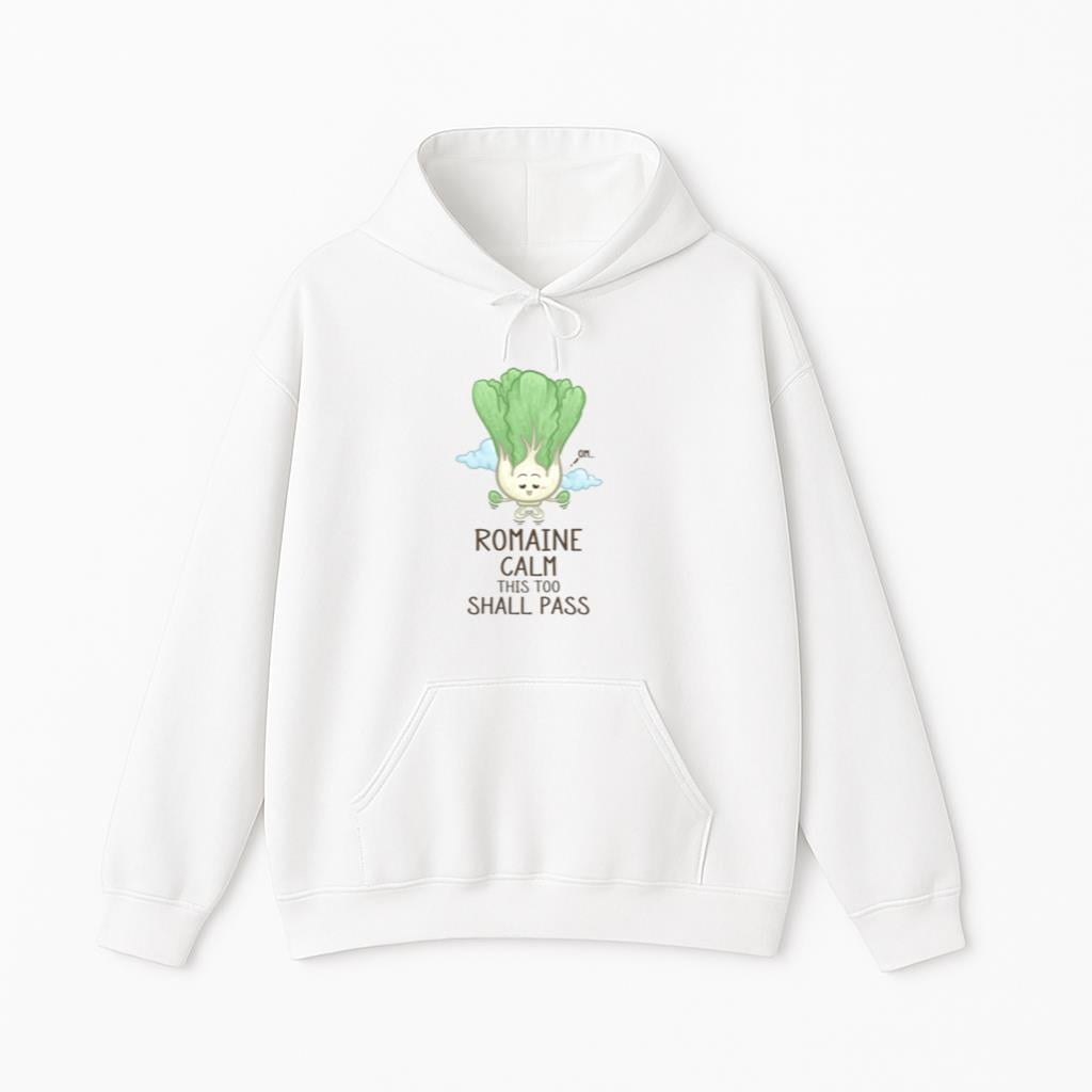 A Romaine Calm Funny Food Pun Retro For A Veggie Puns Themed Graphic ...