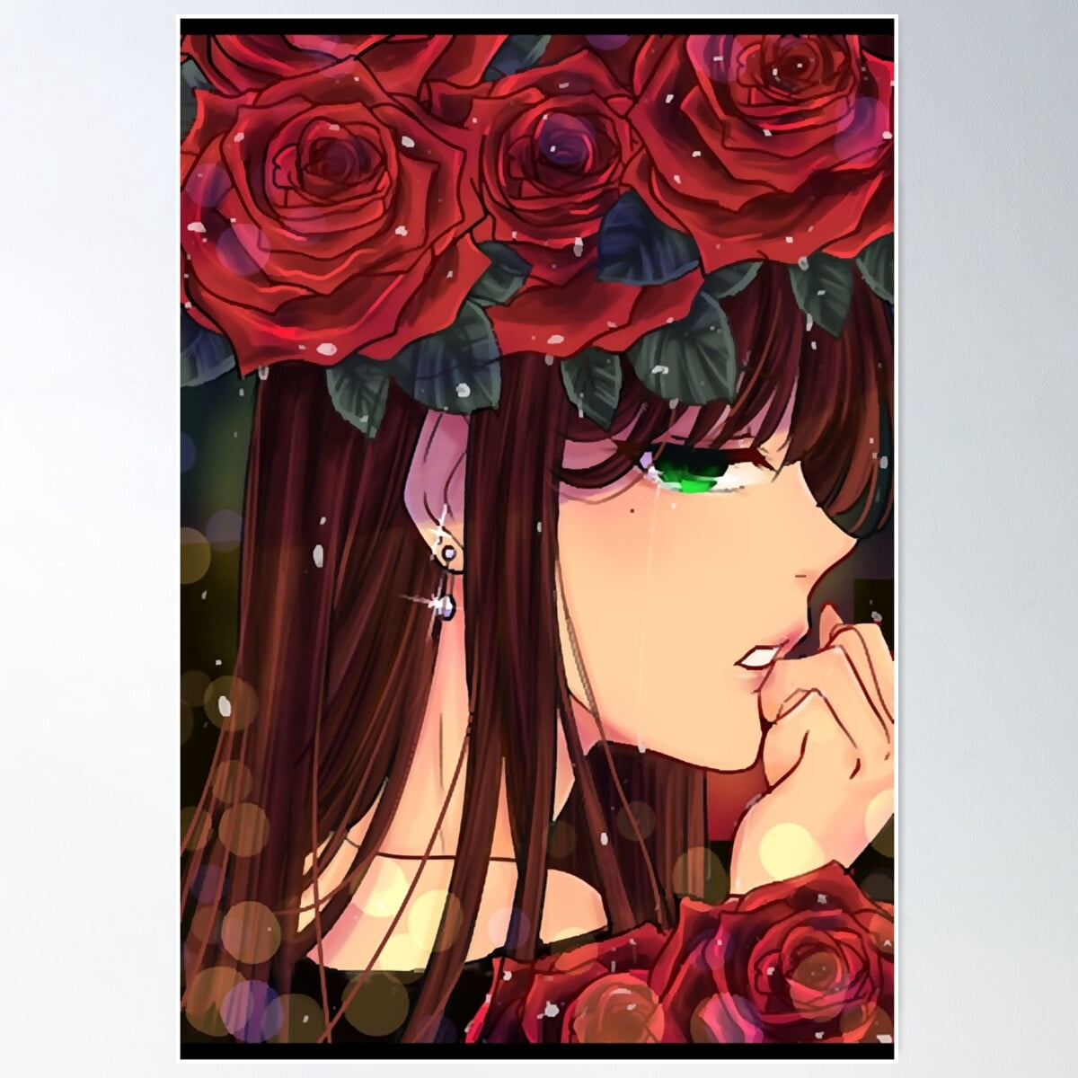 A Rose Between Thorns Posters And Art Prints Poster Wall Art, Modern ...