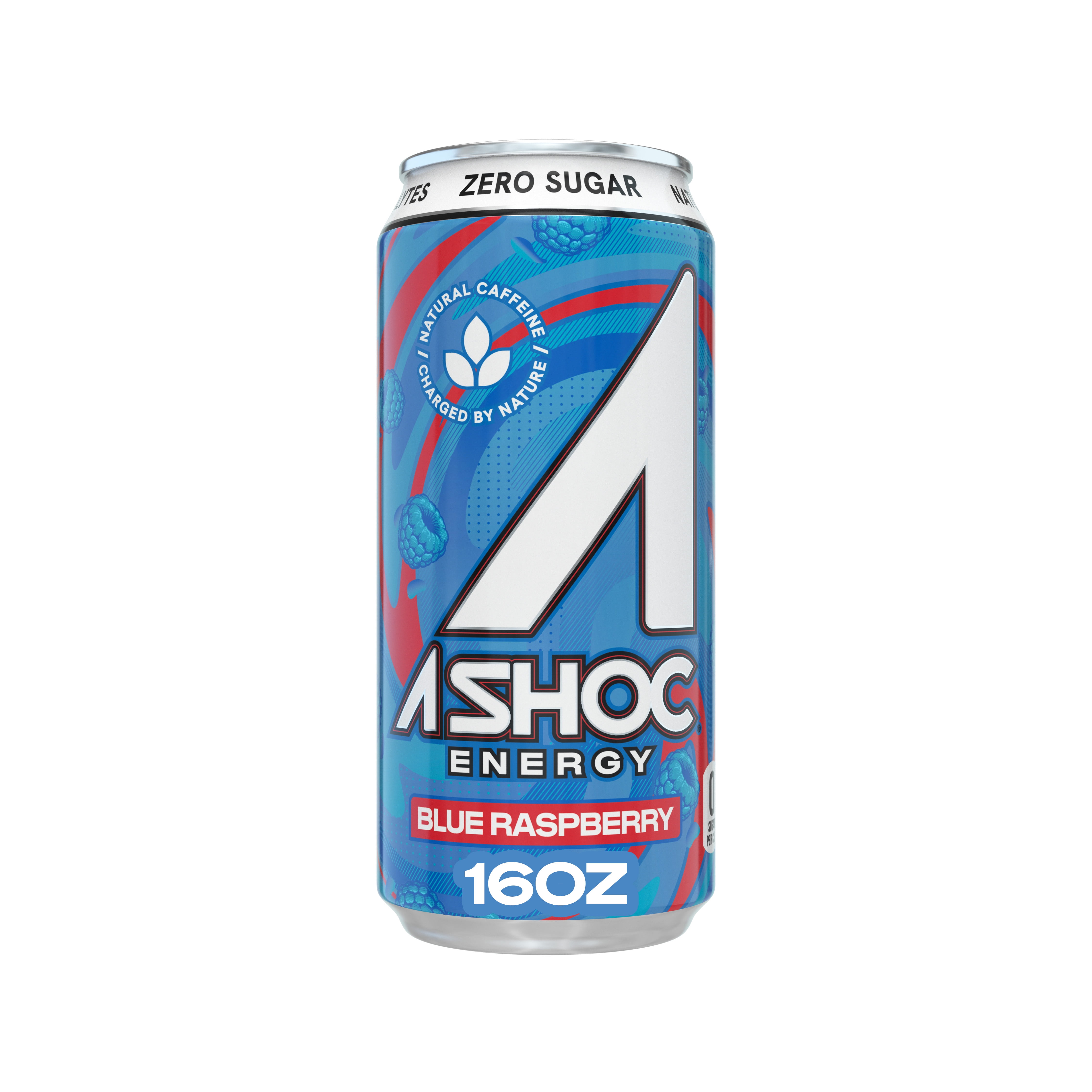 A SHOC Blue Raspberry Energy Drink, 16 fl oz can - Walmart.com