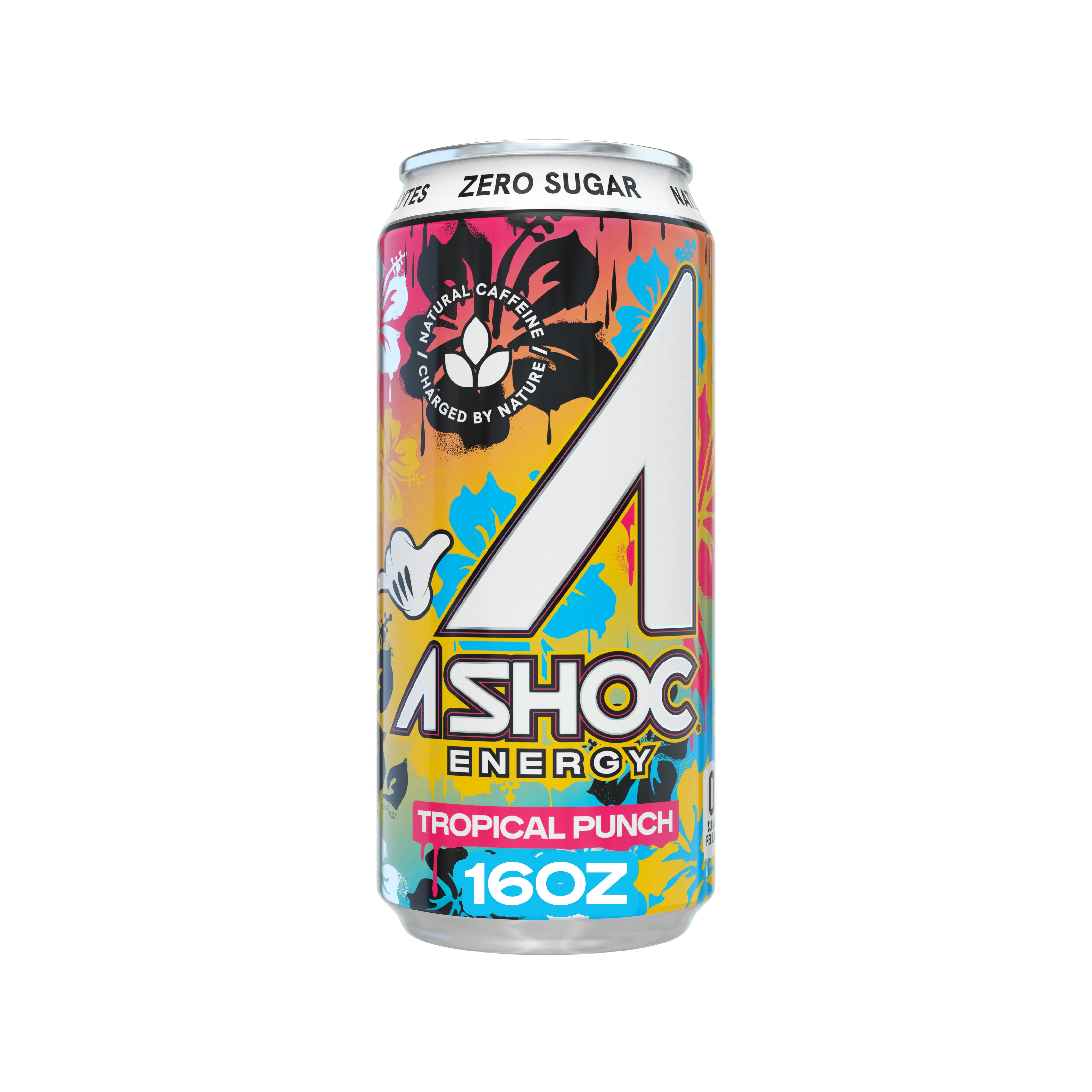 A SHOC Tropical Punch Energy Drink, 16 fl oz can LS12 - Walmart.com