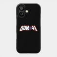 A "SUM 41 Logo" with a Pop Punk and Alternative Rock Band Graphic Case ...
