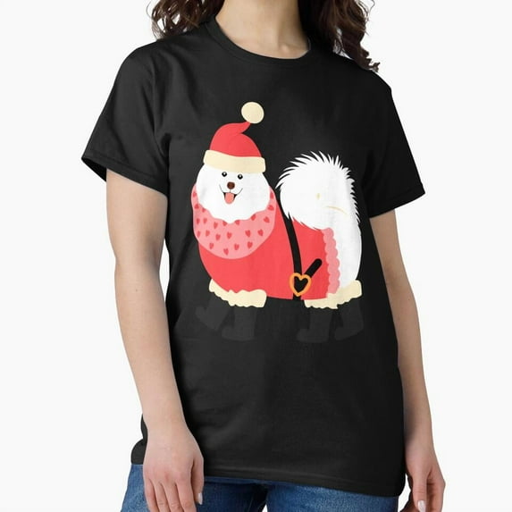 A Samoyed Christmas St. Nick Claus Funny Holiday Dog Lover Design ...