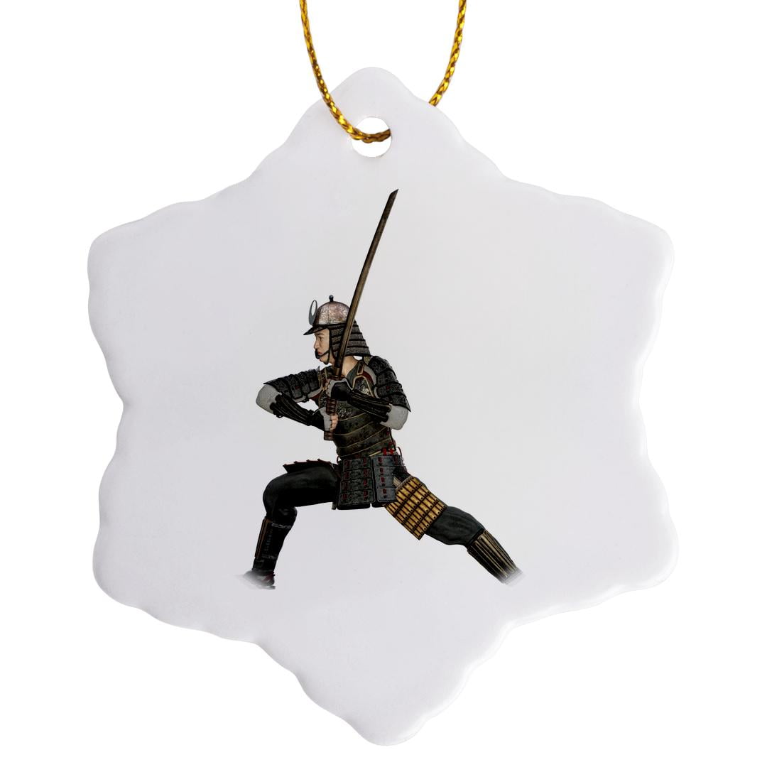 3drose, a Samurai Using One Sword in a Defensive Position Looking to ...
