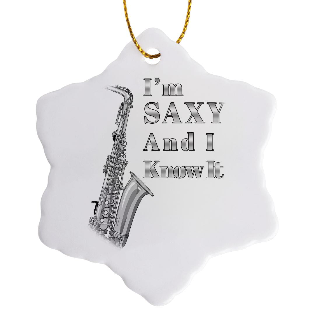 3drose, a Saxophone Pun, I Am Saxy and I Know with a Silver Saxophone ...