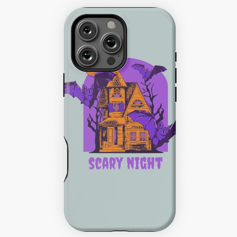 A Scary Night Spooky Pumpkin Phone Case for iPhone 16 15 14 13 12 11 ...