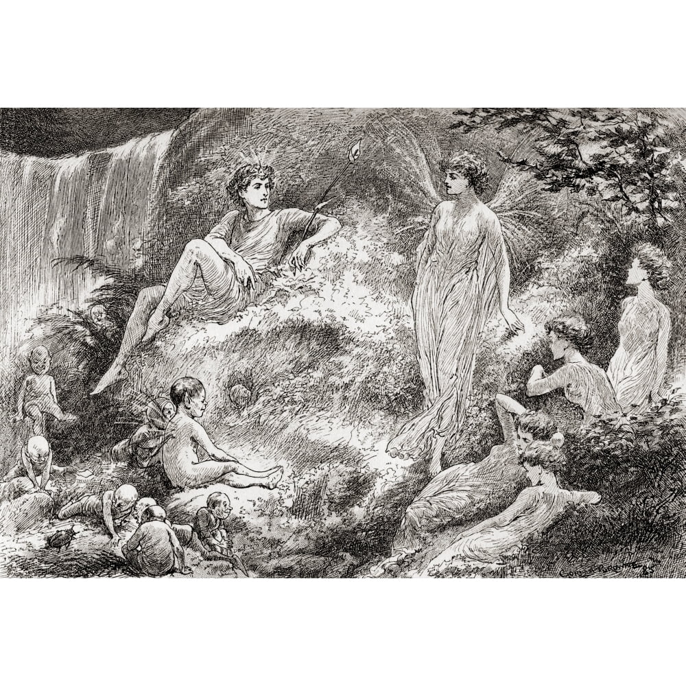 A Scene From William Shakespeare's Play A Midsummer Night's Dream Act ...