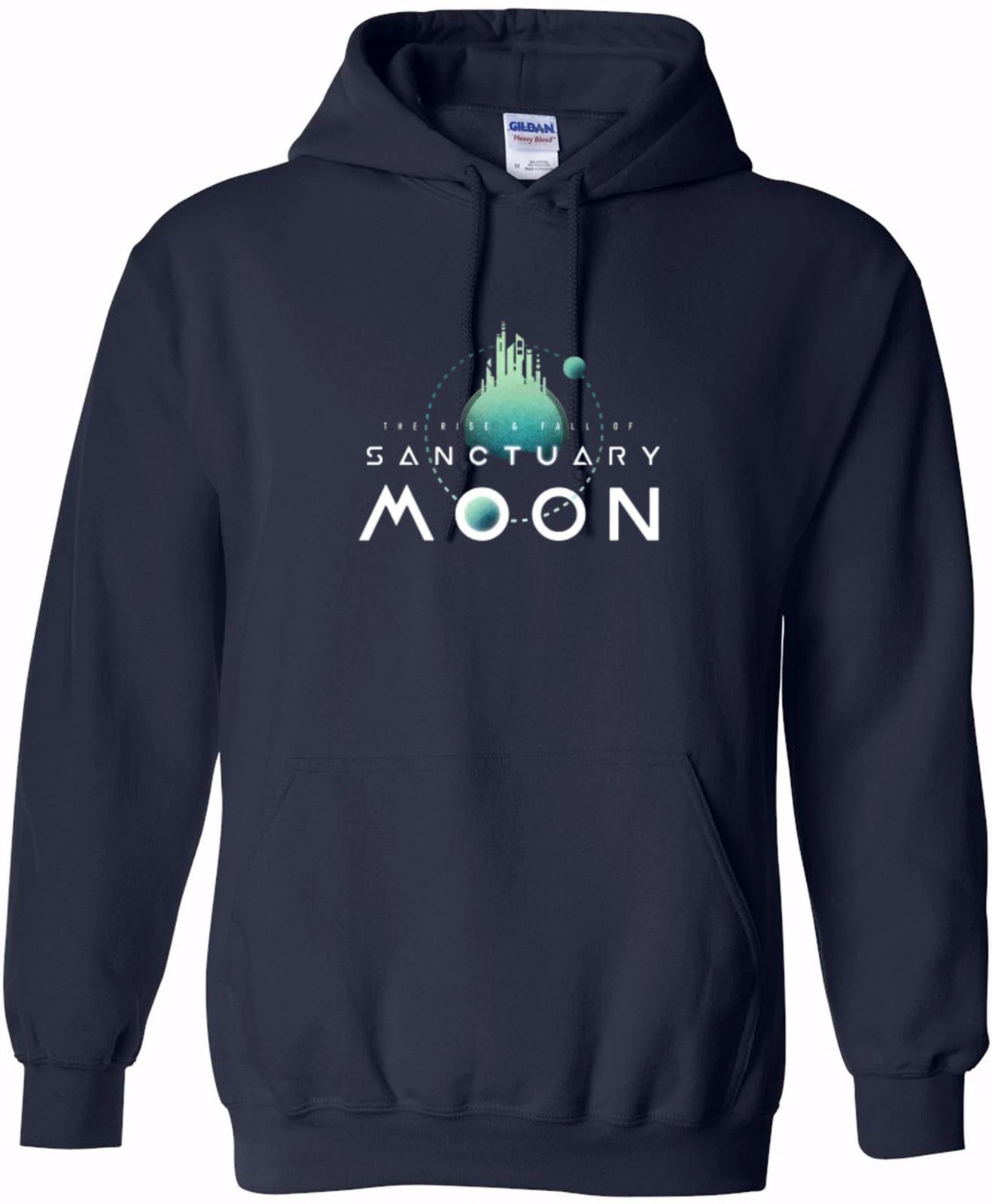 A Science Fiction Inspired Fictional Moon Graphic Art Hoodie, for men ...