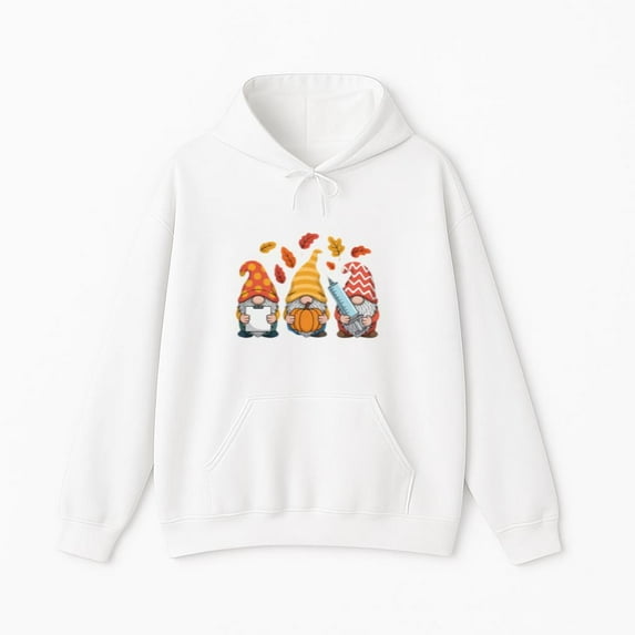 A Scrub Top Fall RN Cute For A Thanksgiving Nurse Gnomes Graphic ...