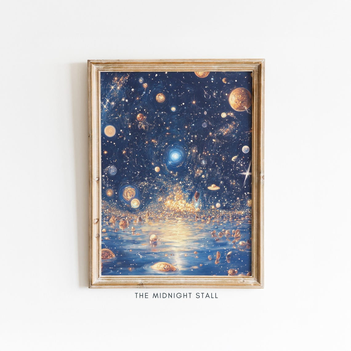 A Sea Full of Stars, Classic Art Print, Antique Alternative, Stars and ...