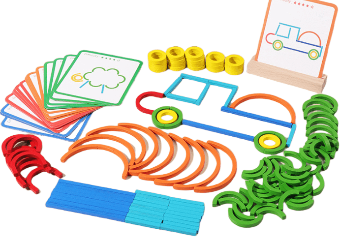 A Sea and Build Geometry Set, 142 Pieces, Ages 6+, Geometry for Kids ...