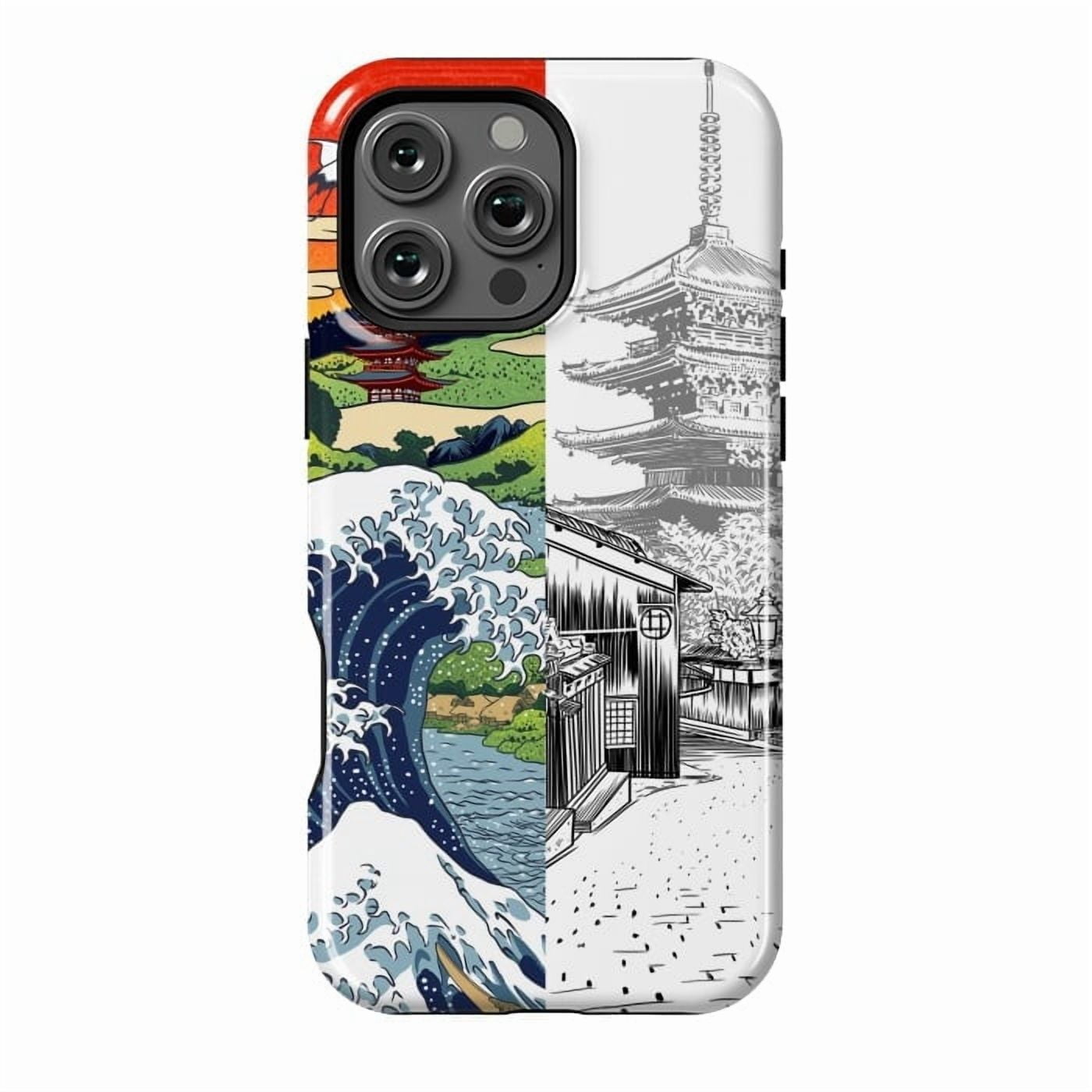 A Serene And Traditional Scene Of Japanese Torii Tough Case for iPhone ...