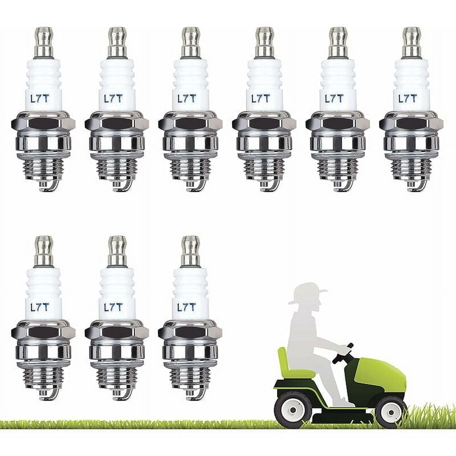 A Set Of 10 Spark Plug L7T Lawn Mower Lawn Mower For Two-Stroke Engine Hedge Trimming Lawn Mower ...
