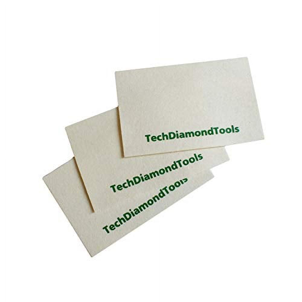 A Set of 3 Wool Cloths for Buffing or Polishing with TechDiamonTools ...
