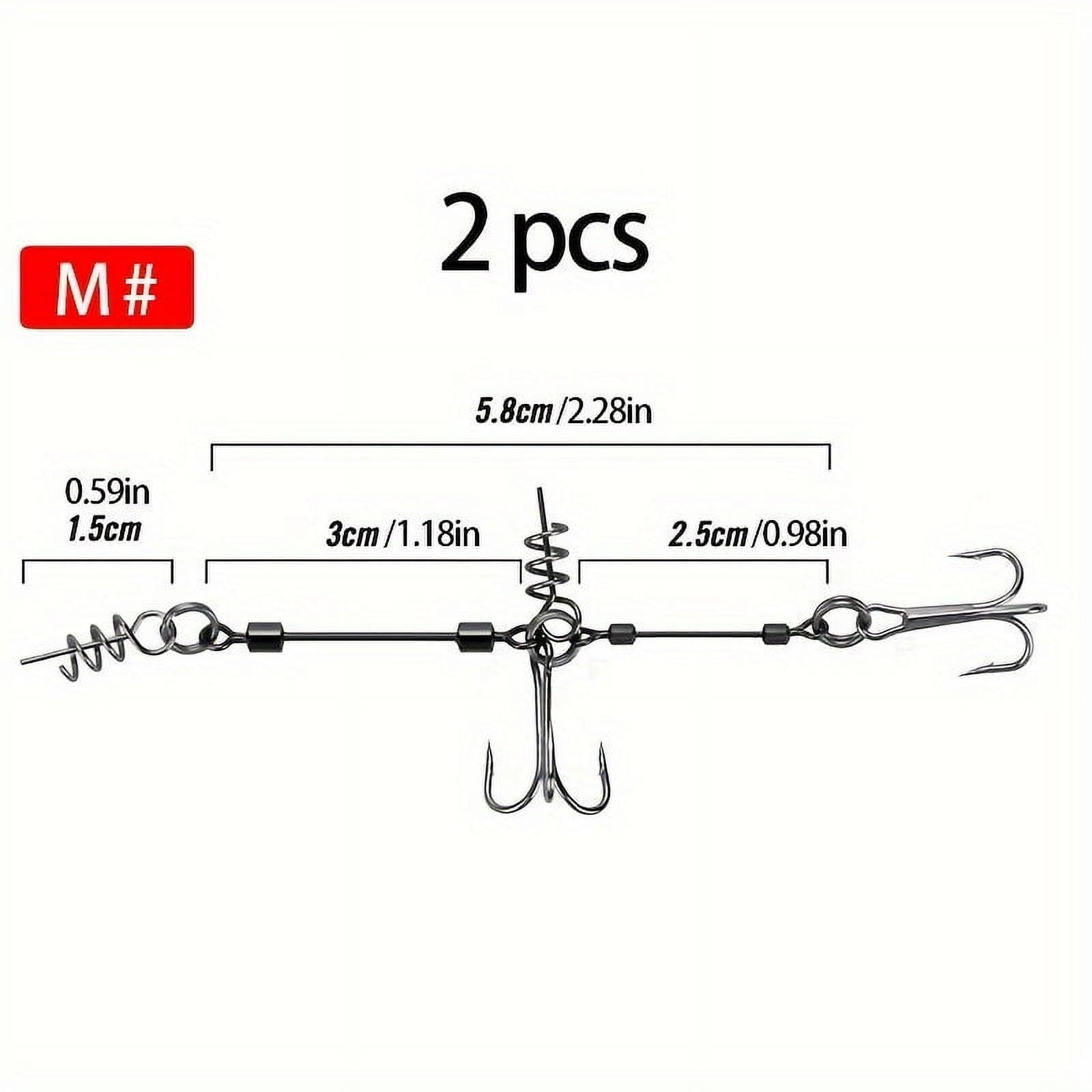 A Set of Two, Including Three Hook Line Groups with Double Hooks, Steel ...