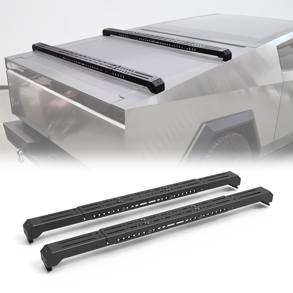 (A Set of Two)Luggage rack crossbar for 2024-2025 Tesla cybertruck ...
