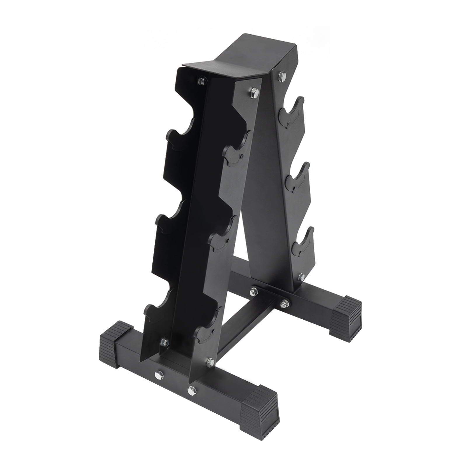 A-Shaped Dumbbell Rack Stand, 6-Pair Capacity, Steel Frame with Anti ...