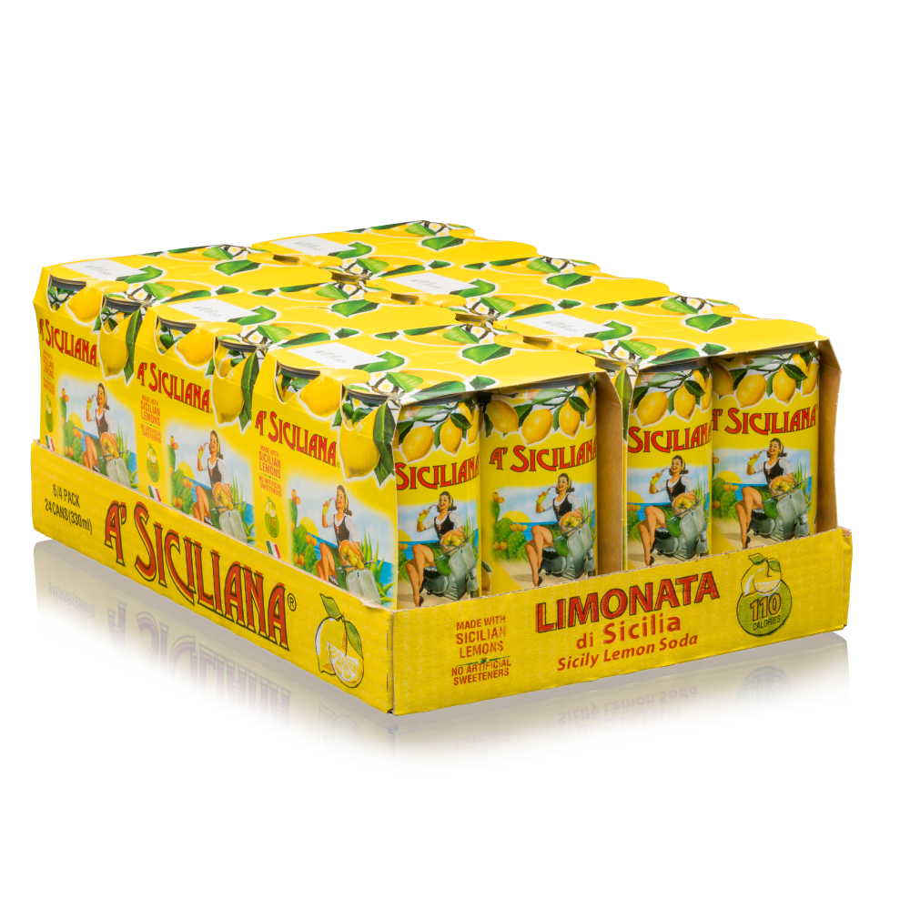 A' Siciliana Sicilian Sparkling Drink Limonata - Italian Soda made with ...