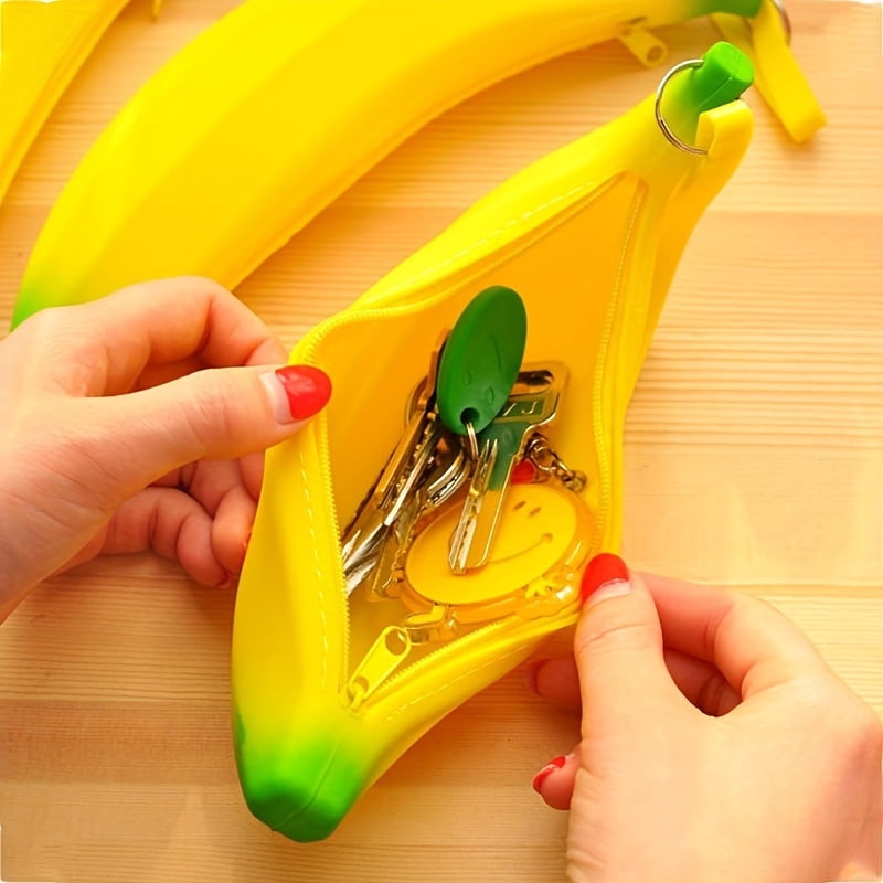 A Silicone Banana Wallet-Washable High Quality, Suitable Daily Use and ...