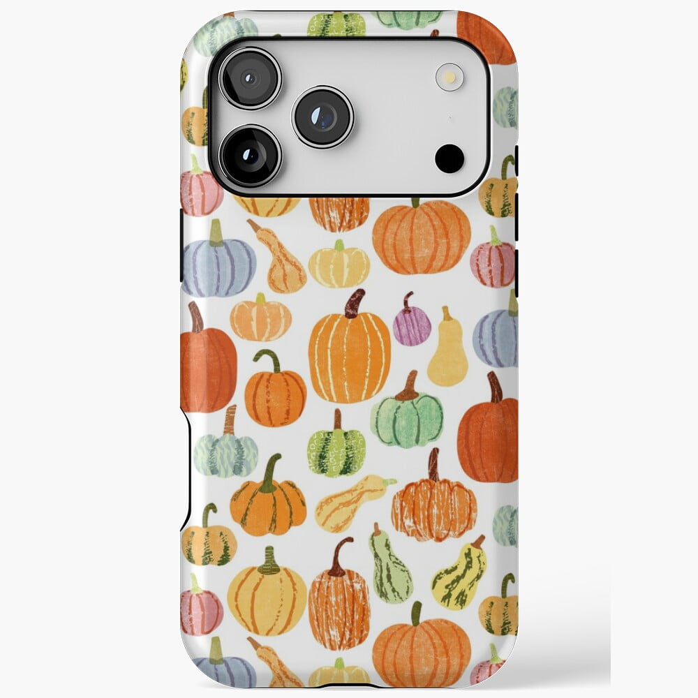 A Simple Autumn Pumpkins Themed Holiday Graphic iPhone 11 through 17 ...