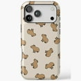 A Simple Capybara Themed Cute Animal Graphic Art iPhone 11 through 17 ...