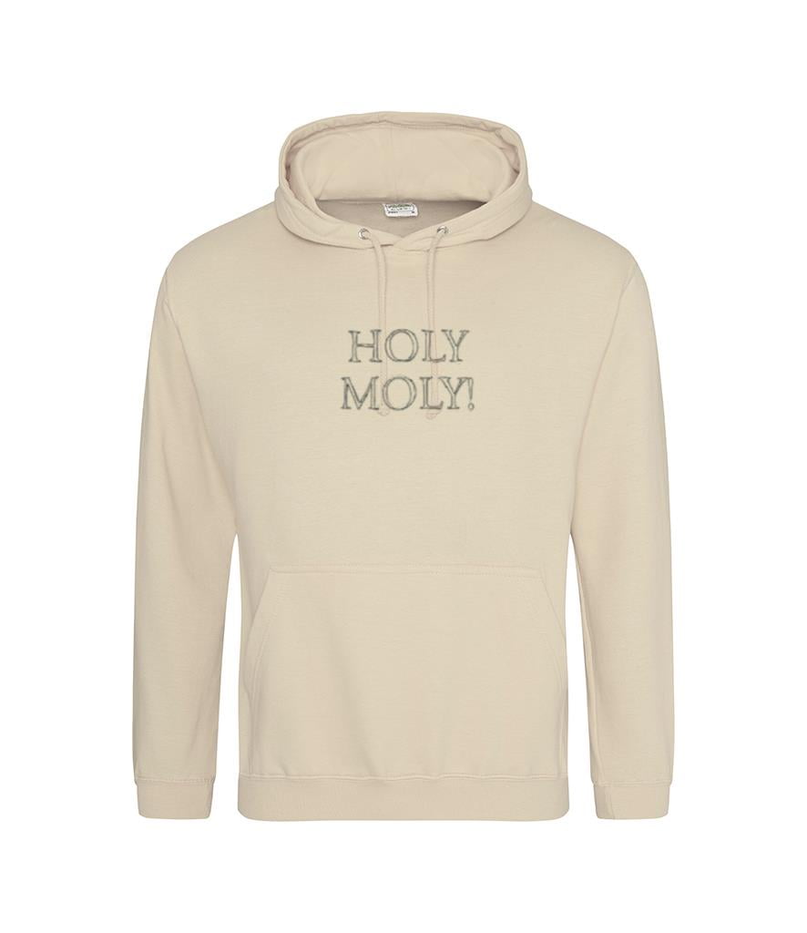 A Simple Funny Graphic Saying HOLY MOLY For Great Fun Hoodie, for men ...
