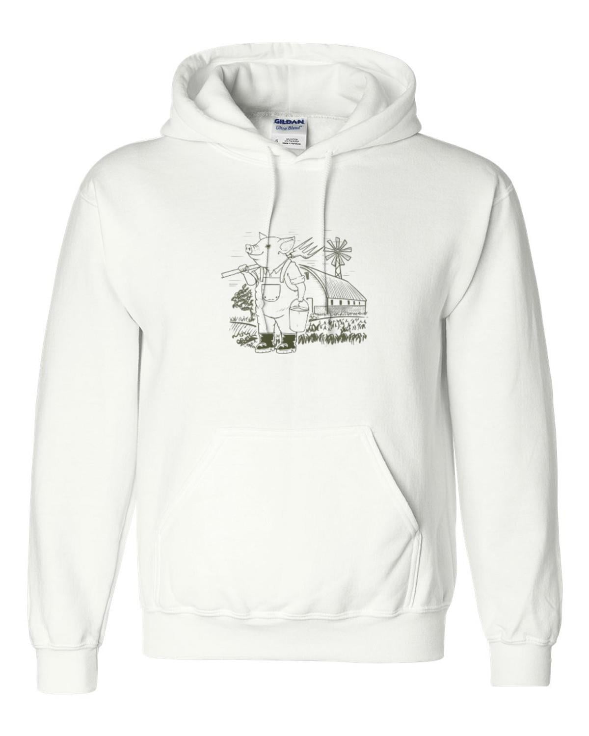 A Simple Graphic Design For A Proud Pig Farmers Lifestyle Hoodie, for ...