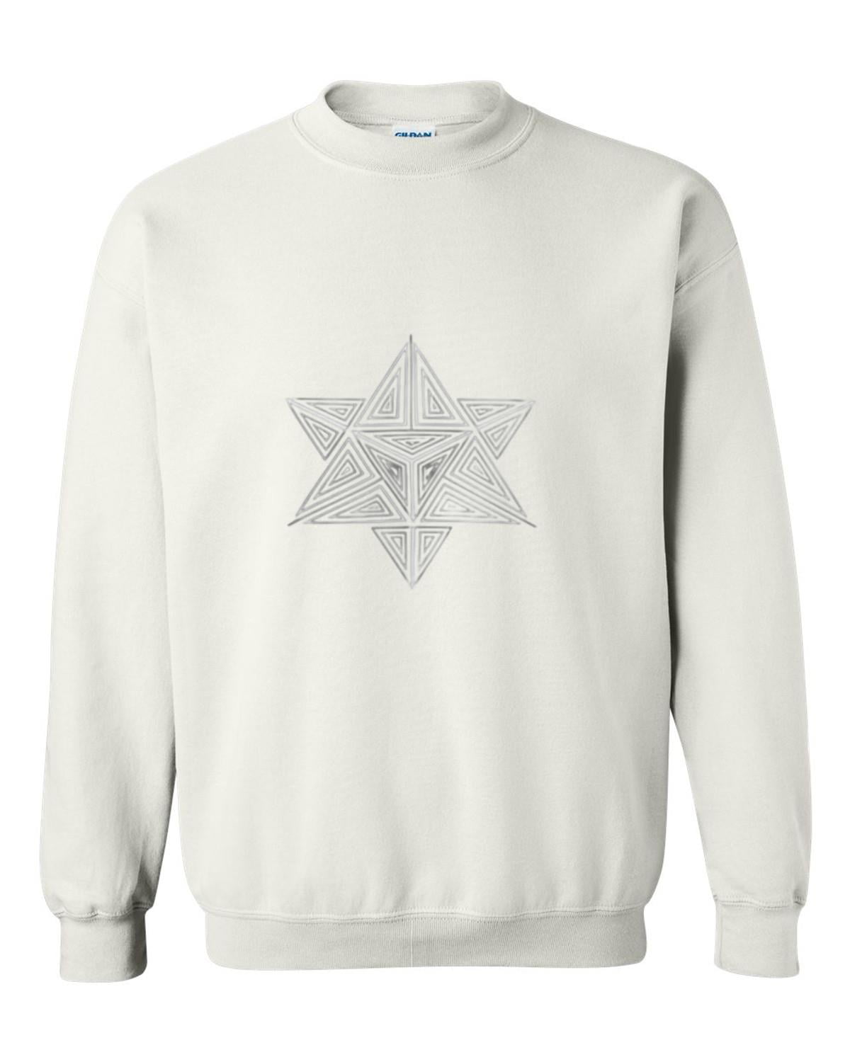 A Simple Graphic Design Of A Merkaba Symbol Art Sweatshirt, for men ...