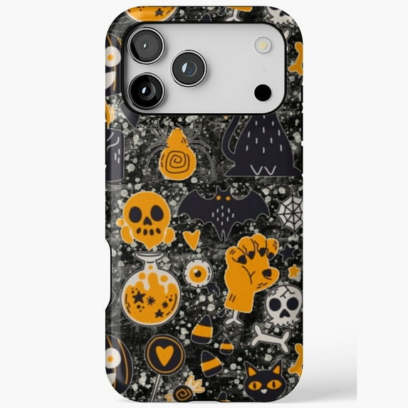A Simple Halloween Graphic with a Bat and a Ghost Case for iPhone 11 to ...