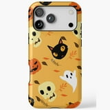 A Simple Halloween Pattern with Creepy Fun Icons Case for iPhone 11 to ...