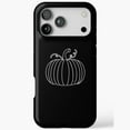 A Simple Halloween Pumpkin with a Creepy Carved Face Case for iPhone 11 ...