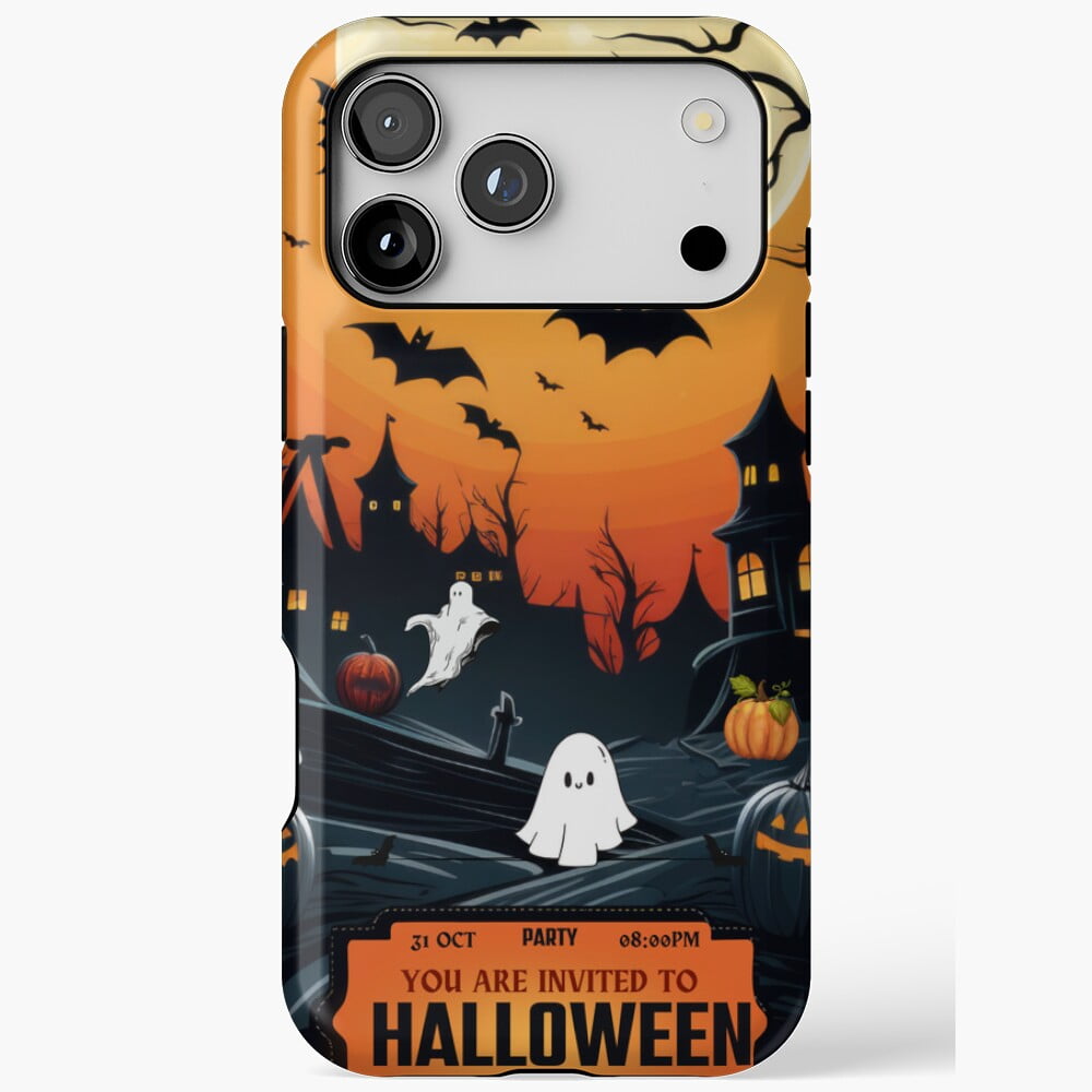 A Simple Halloween Themed Graphic with a Pumpkin Case for iPhone 11 to ...