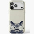 A Simple Hipster Cat Themed Cute Animal Graphic iPhone 11 through 17 ...