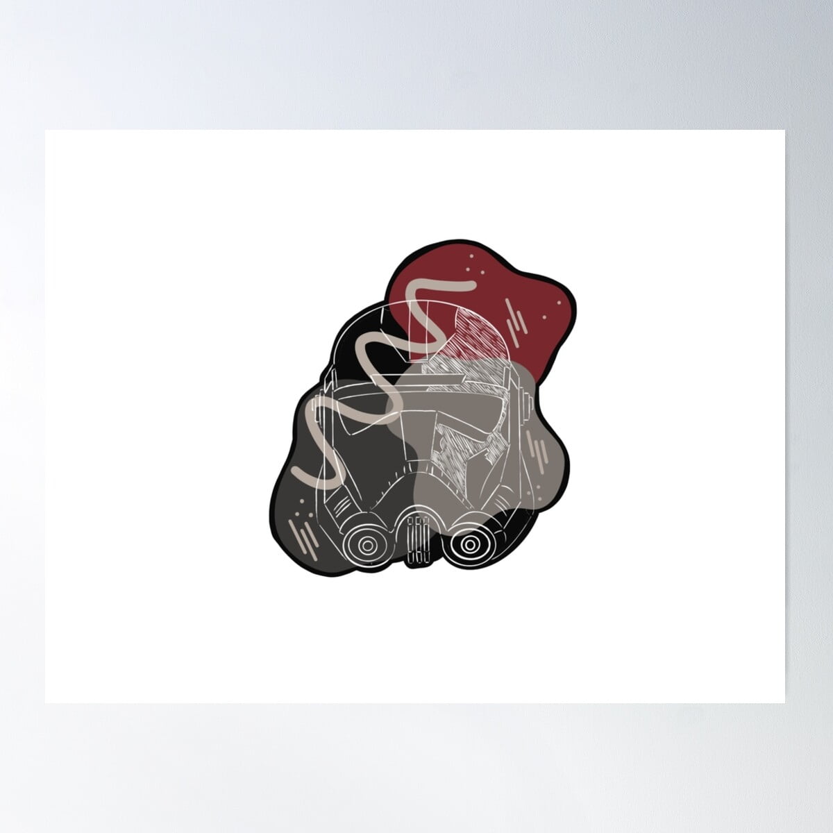 A Simple Hunting Soldier Poster Wall Art, Modern Wall Decor For Living Room Bedroom, 8x12 ...