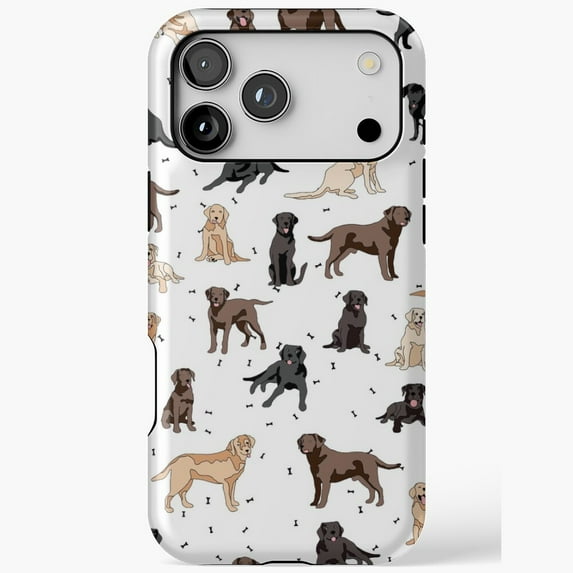 A Simple Labrador Retriever Themed Dog Graphic iPhone 11 through 17 Pro ...