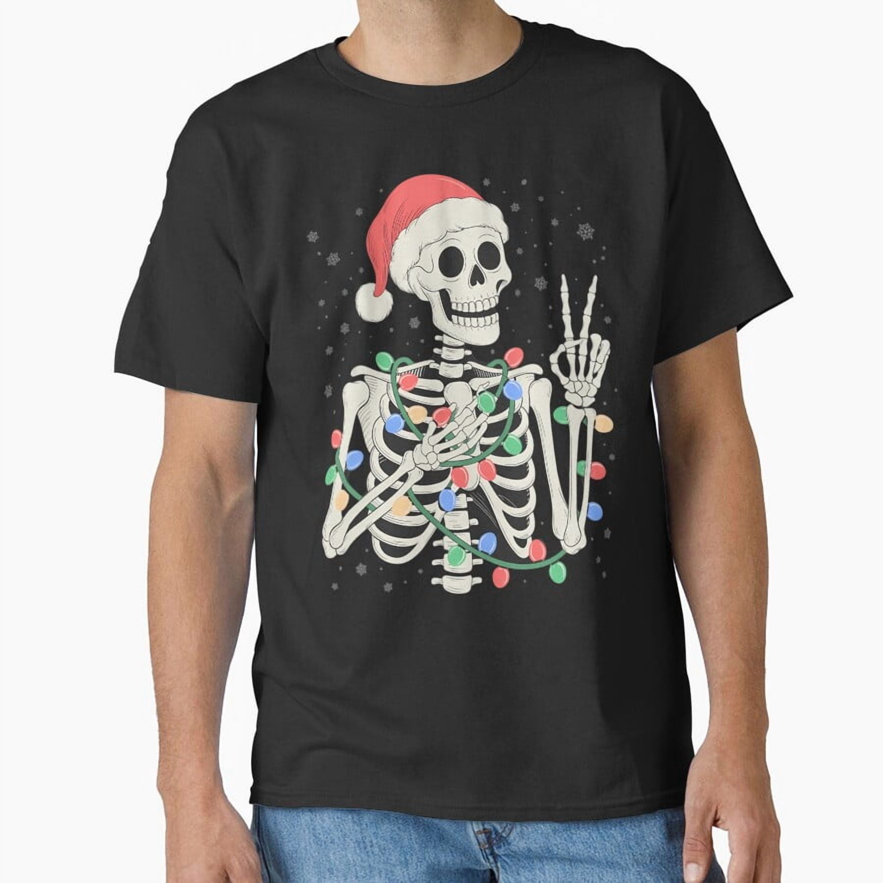 A Skeleton St. Nick A Merry Christmas A Xmas Lights A Pajamas A Holiday ...