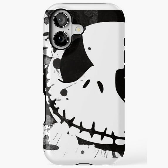 A Skellington Ink Art Protective Case for iPhone 11 12 13 14 15 16 17 ...