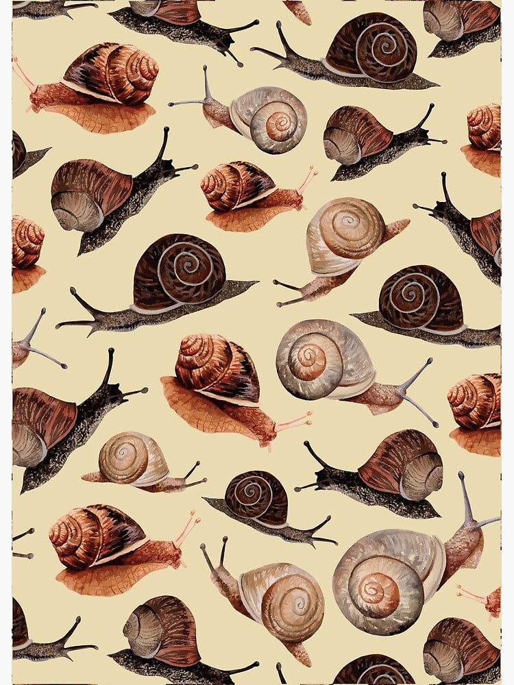 A Slew of Snails Poster Framed-unframed - Walmart.com