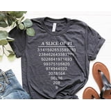A Slice Of Pi TShirt Humorous Math TShirt Funny Math Teacher Shirt ...