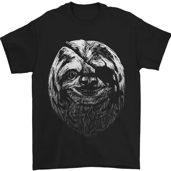 A Sloth With An Eye Patch T-Shirt - Walmart.com