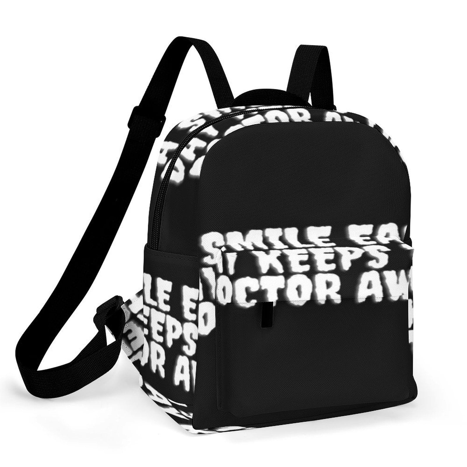 A Smile A Day Keeps The Doctor Away Small Backpack Cute Mini Backpacks ...