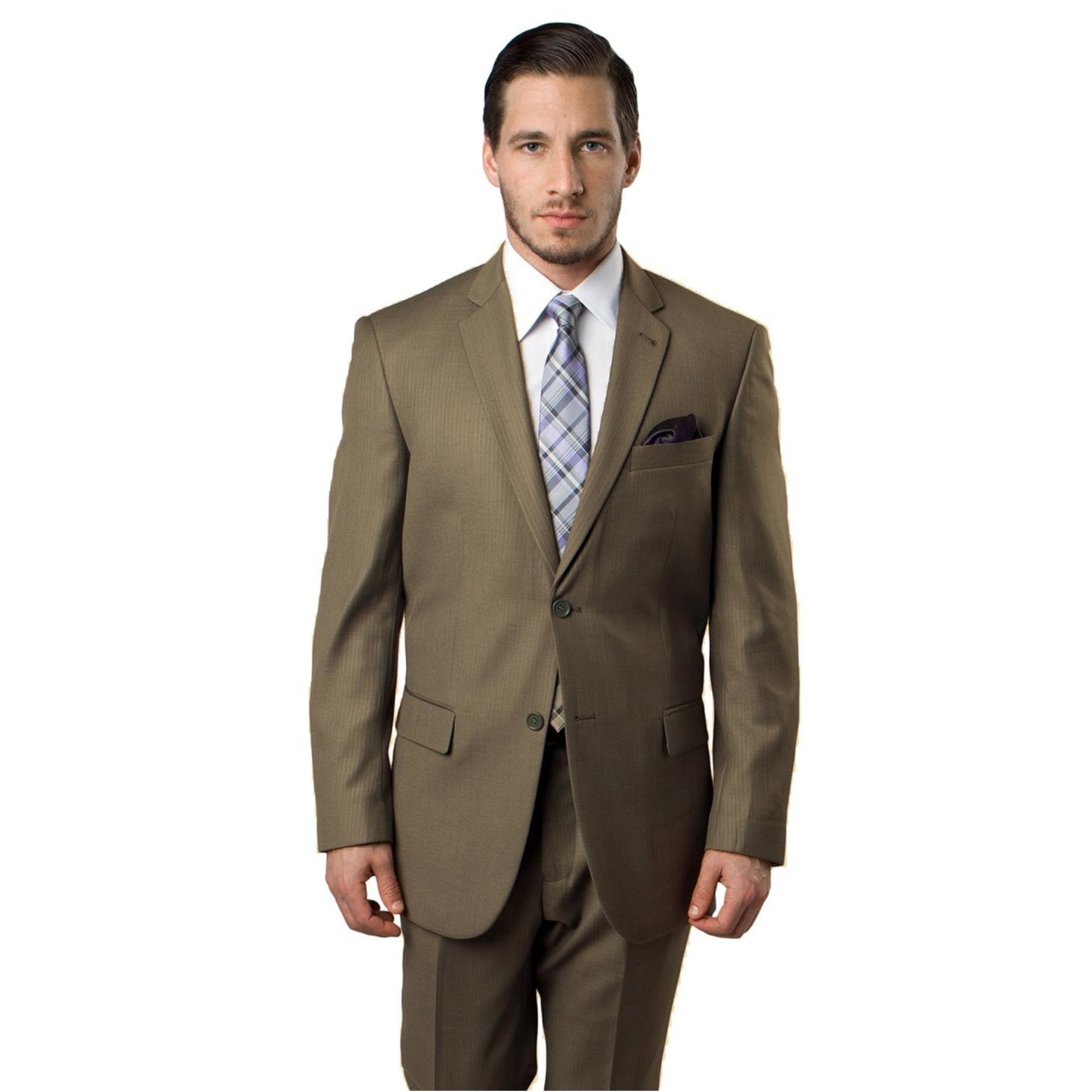 A. Smith Clothiers Modern Fit 2-Piece Men’s Suit Jacket and Pant Set ...